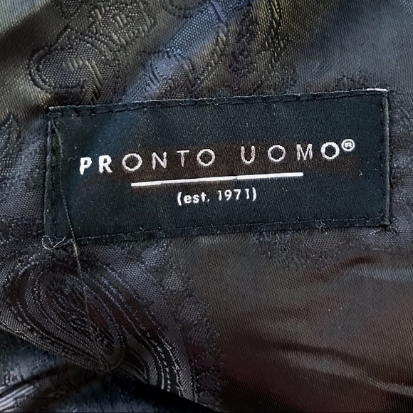 Pronto Uomo | Jackets & Coats | Pronto Uomo Navy Blue Layered Coat Xl ...